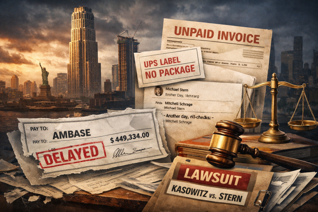 “Checks ‘In Transit,’ Debts Headed to Court”: Emails with Kasowitz ...